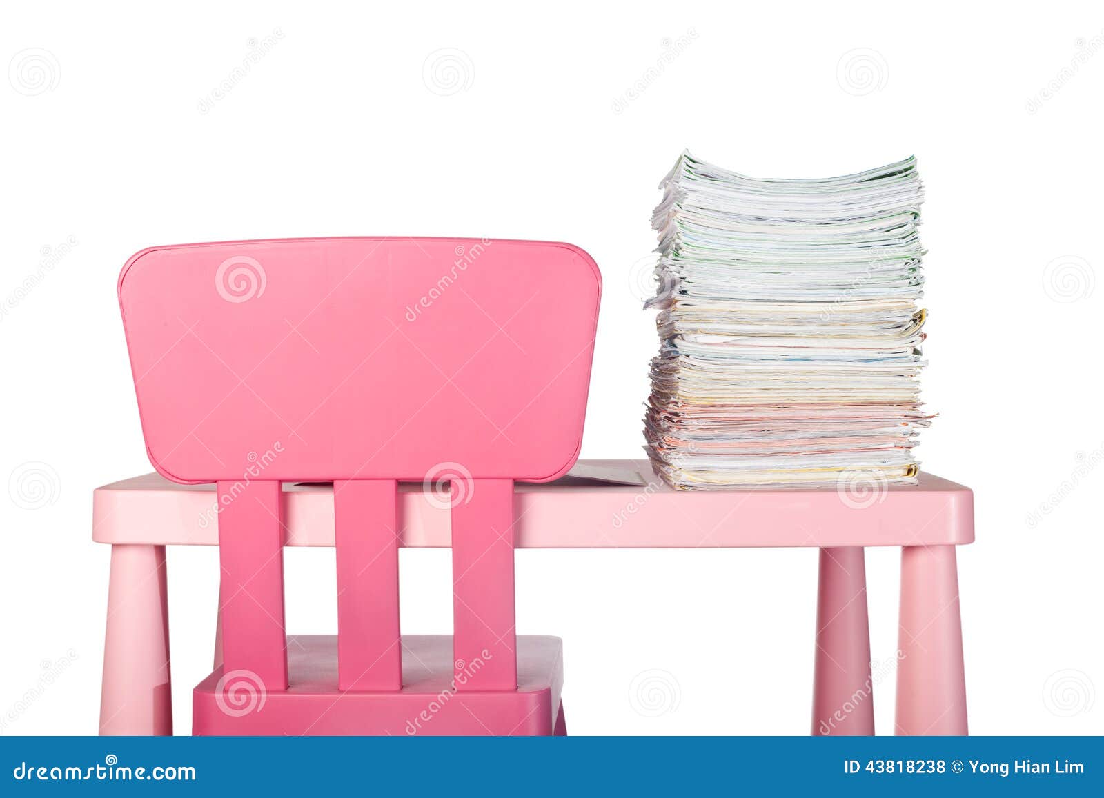 Lots of homework stock photo. Image of desk, isolated - 43818238