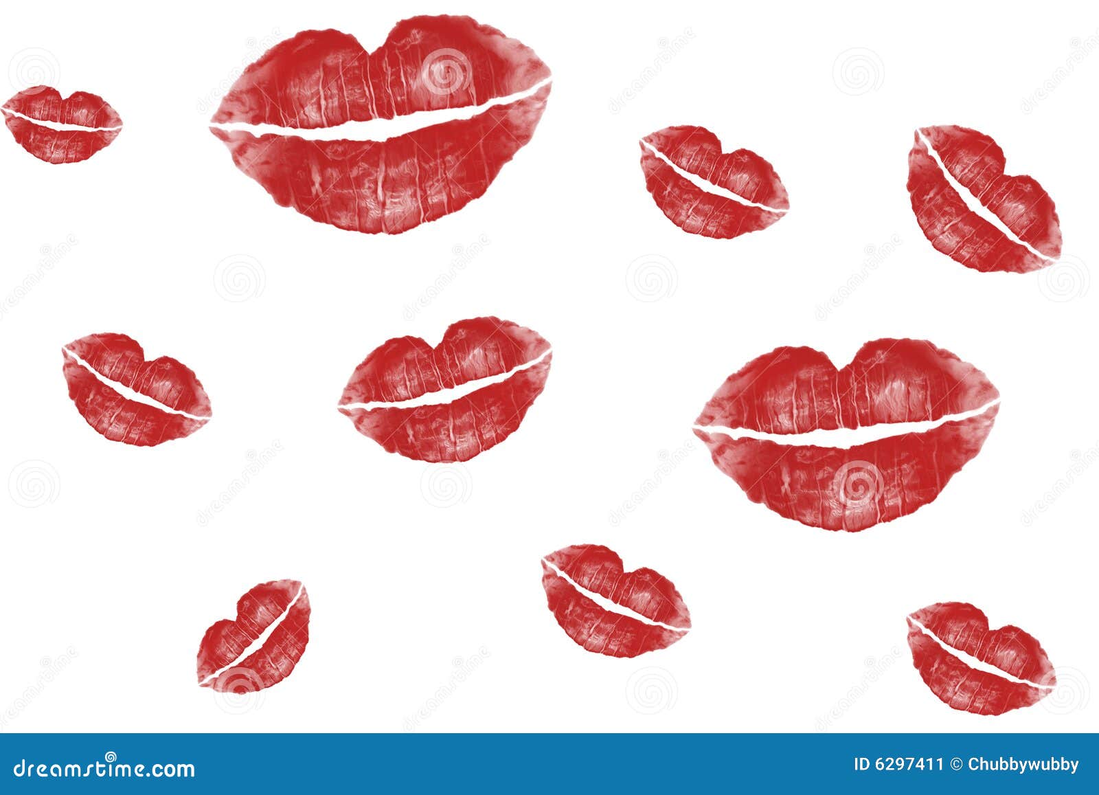 Lots Of Lips Background