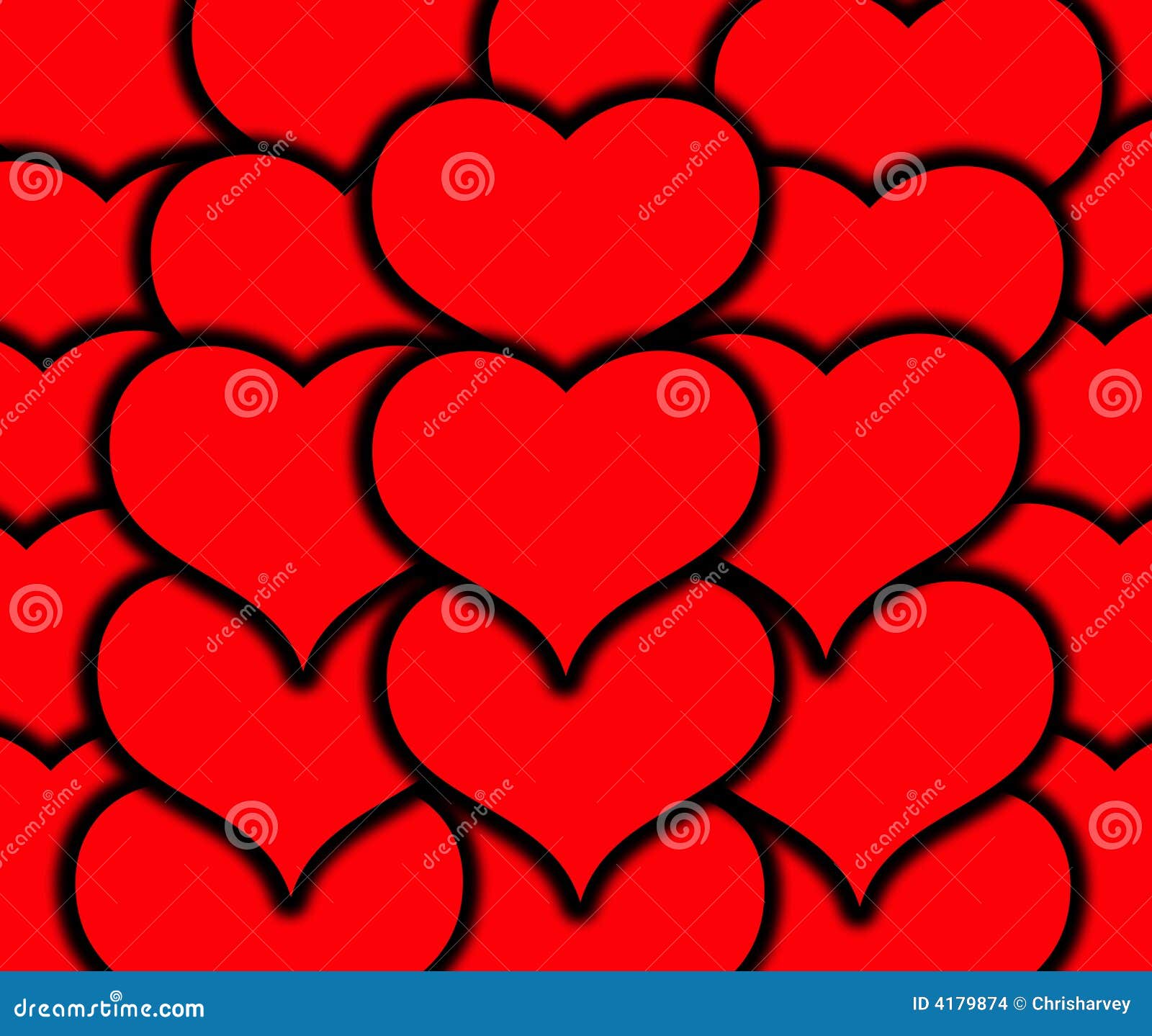 Lots Of Love Hearts stock illustration. Illustration of symbol - 4179874
