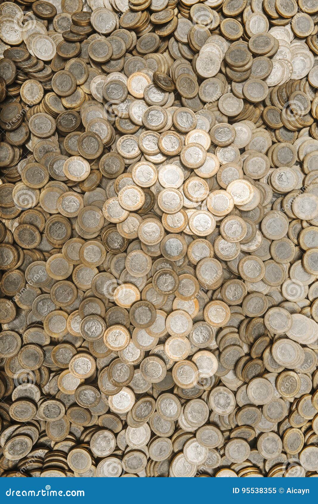 LOTS of MEXICAN COINS Vertical Stock Image - Image of economia, mexico ...