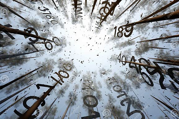Lots of Numbers Background,math Concept Stock Photo - Image of ...