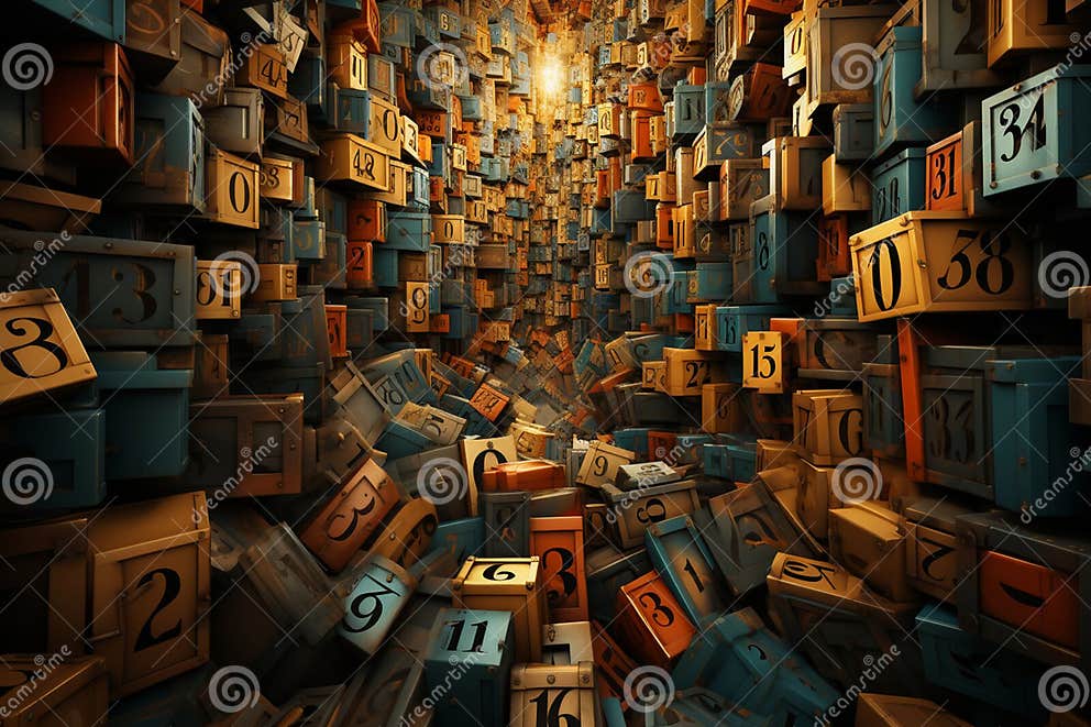 Lots of Numbers Background,math Concept Stock Photo - Image of counting ...