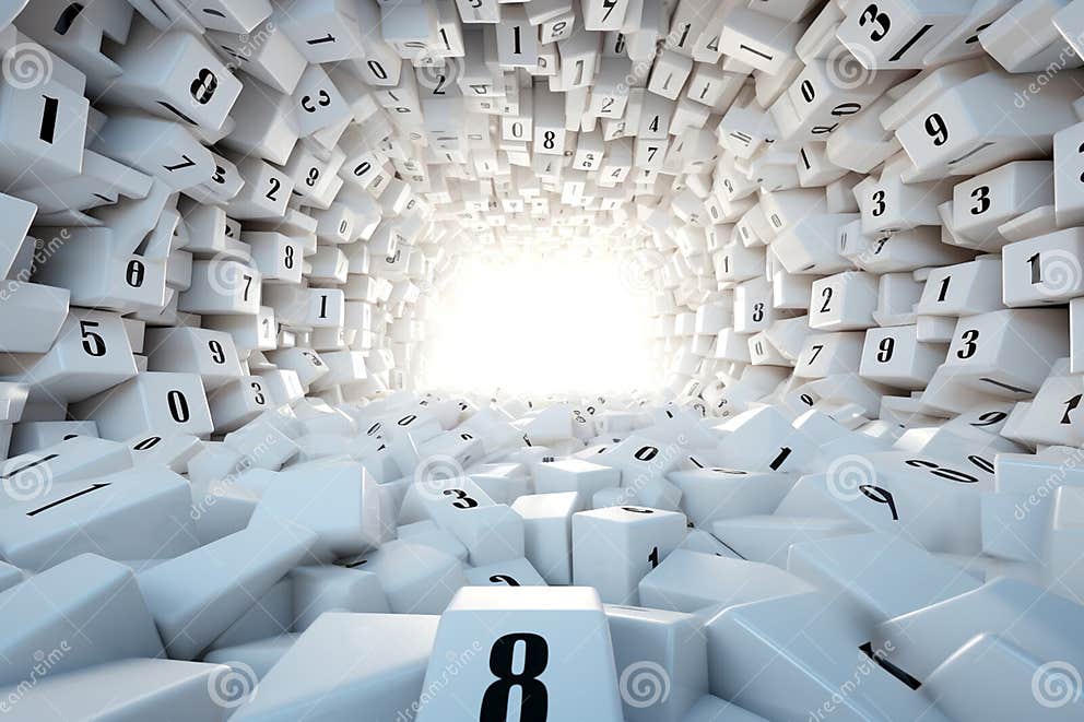 Lots of Numbers Pattern,math Concept Stock Photo - Image of quantity ...