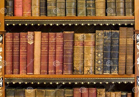 Lots of Old Books in a Library Stock Photo - Image of ideas, close: 3295598
