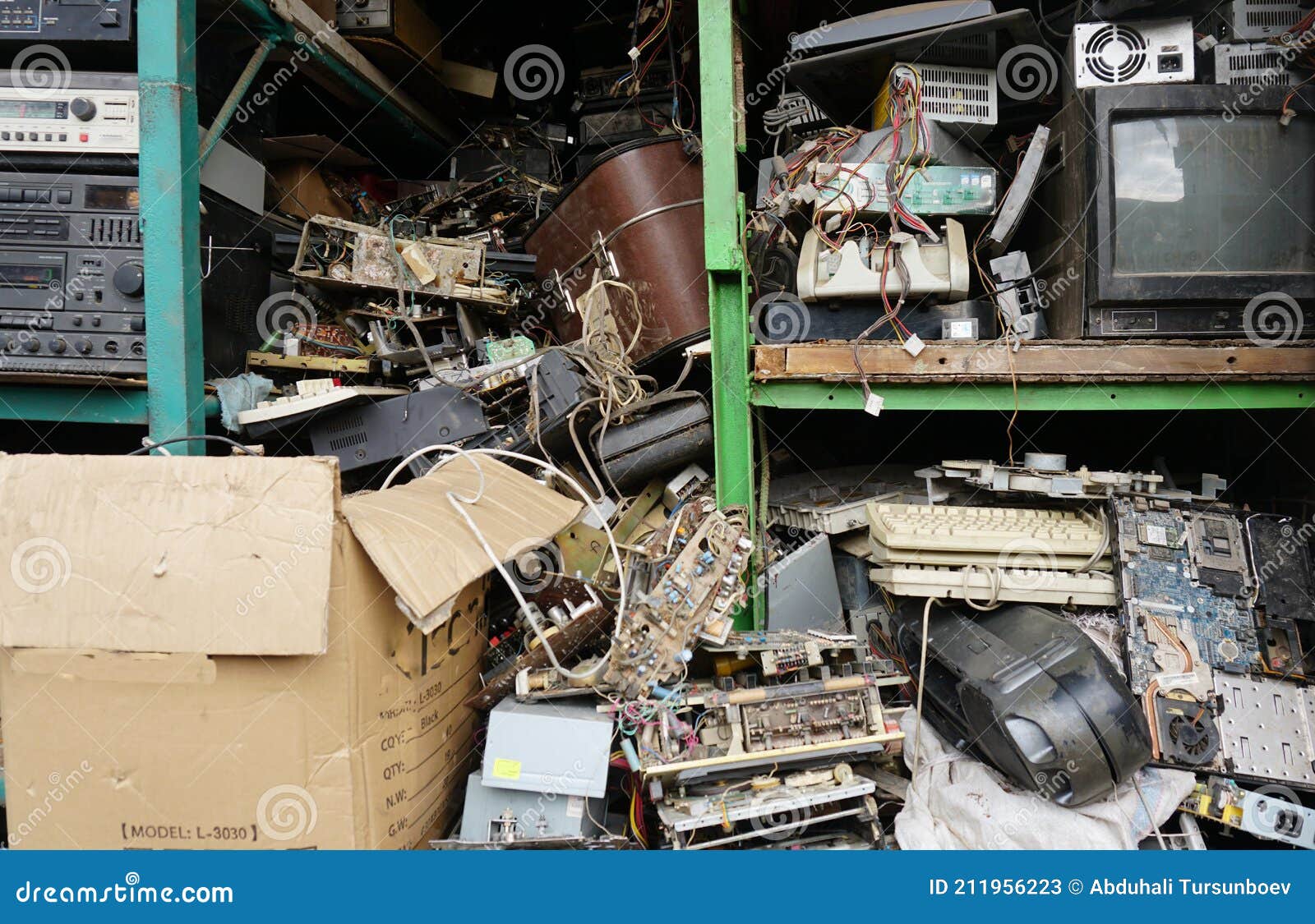 Lots of Old Technical Stuff Stock Image - Image of keyboard ...