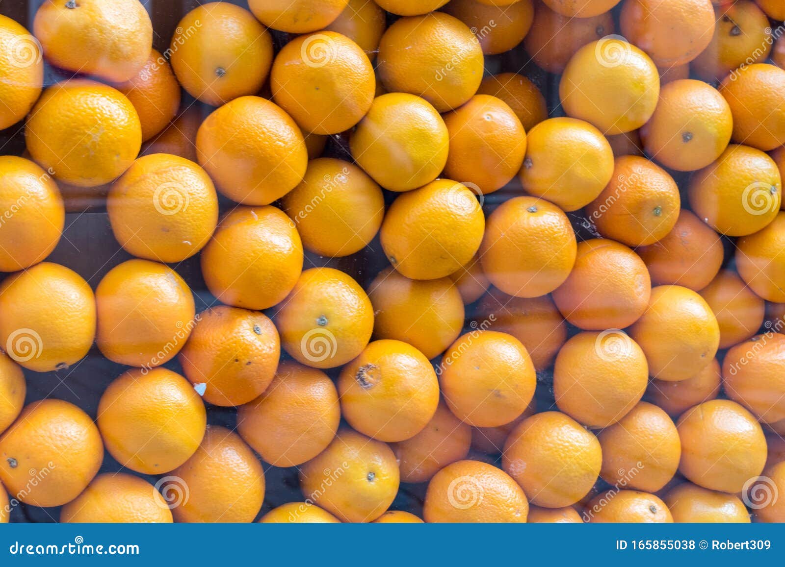 Lots of Oranges Behind the Glass Stock Photo - Image of object, juicy ...