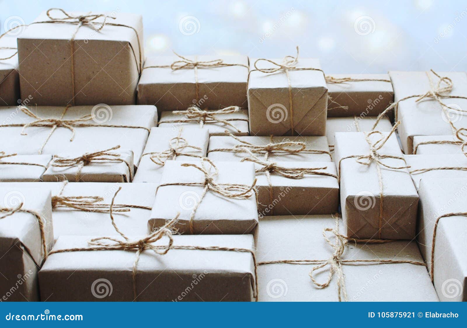 Lots of Packages in Natural Color Stock Image - Image of design, packet ...