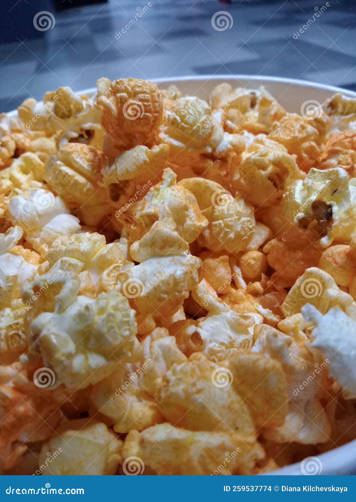 Lots of popcorn and cheese stock photo. Image of dessert - 259537774