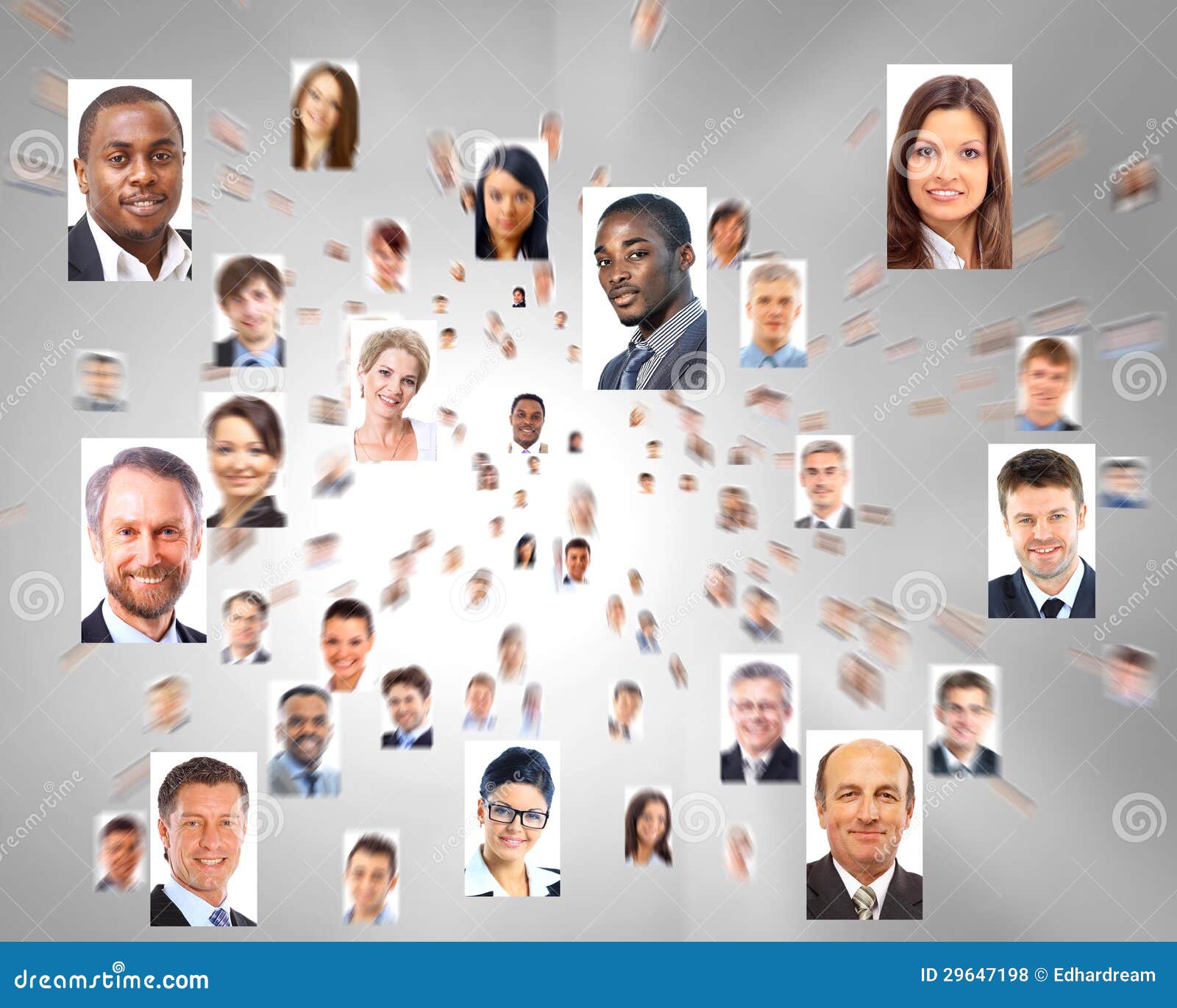 Lots of Portraits of Business People Stock Photo - Image of expertise ...