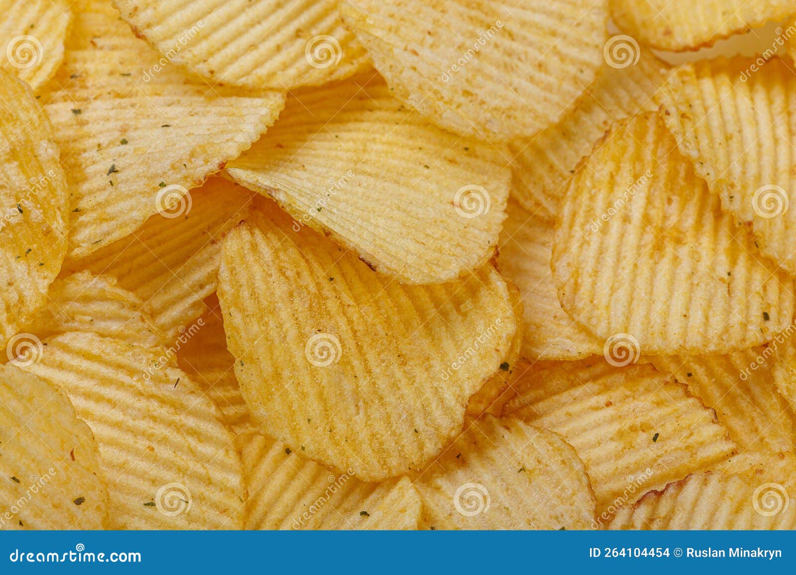 Lots of Potato Chips, Texture Stock Photo - Image of fried, closeup ...