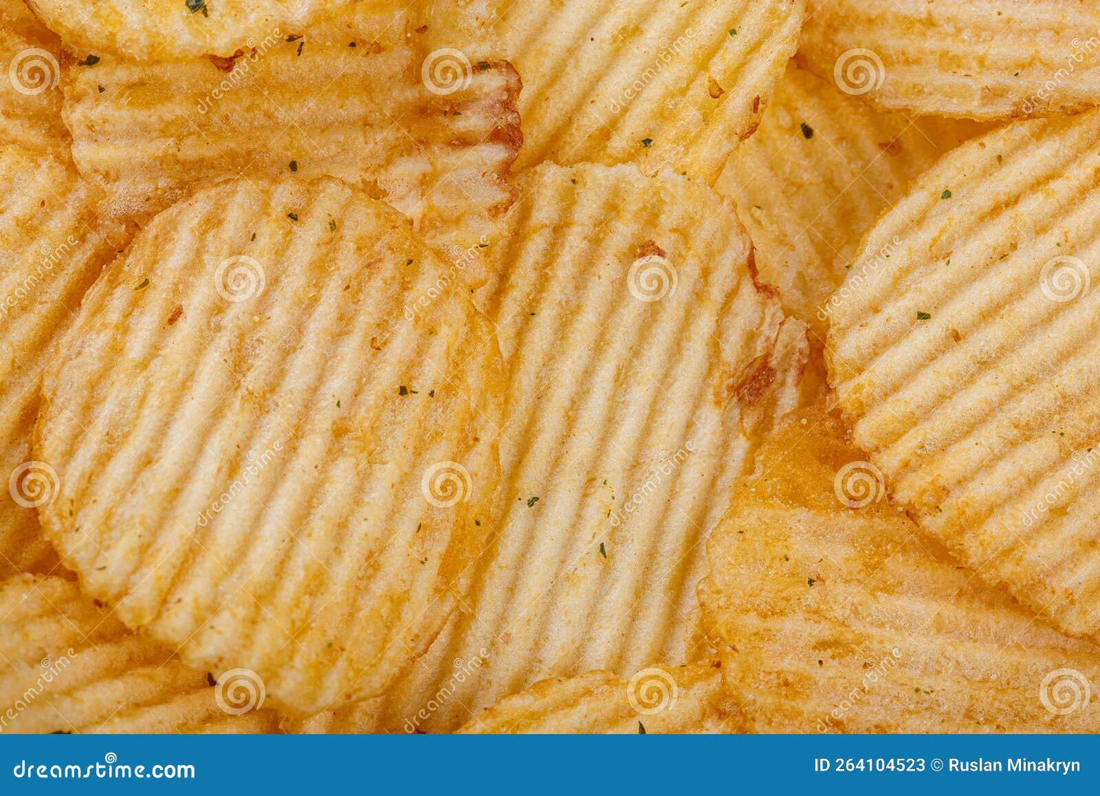 Lots of Potato Chips, Texture Stock Image - Image of food, crisps ...