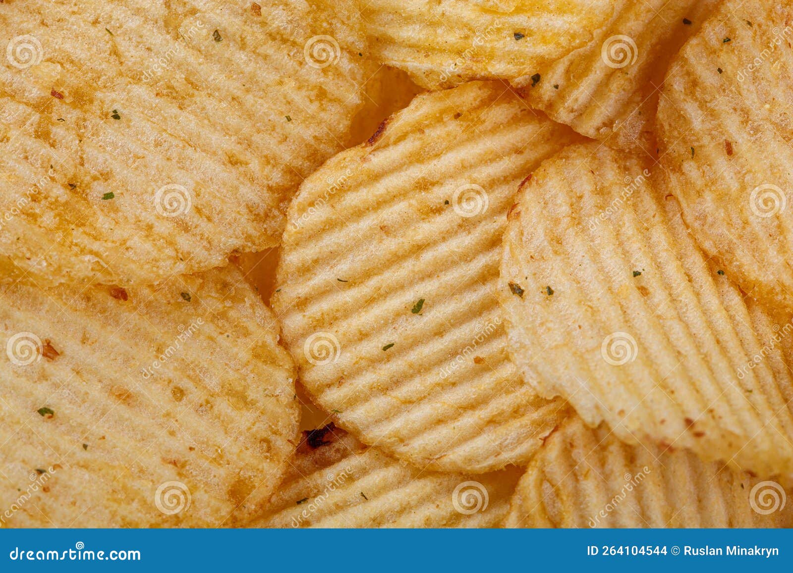 Lots of Potato Chips, Texture Stock Photo - Image of pack, fast: 264104544