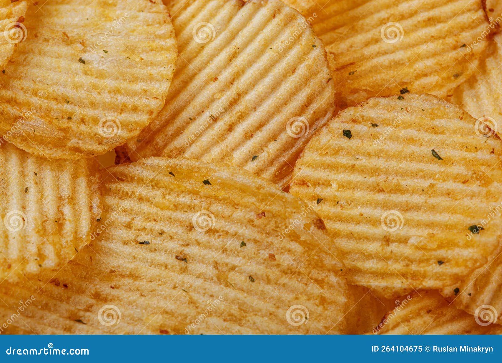 Lots of Potato Chips, Texture Stock Image - Image of crisps, diet ...