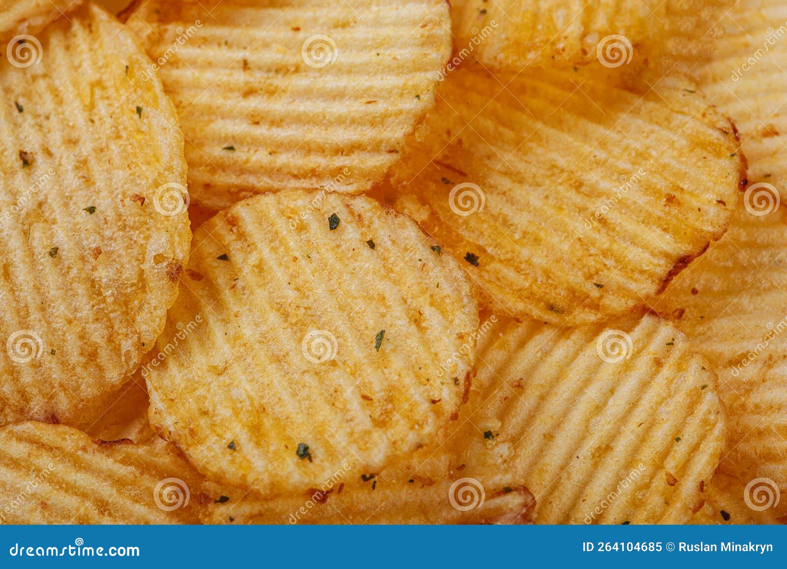 Lots of Potato Chips, Texture Stock Image - Image of crunchy, delicious ...