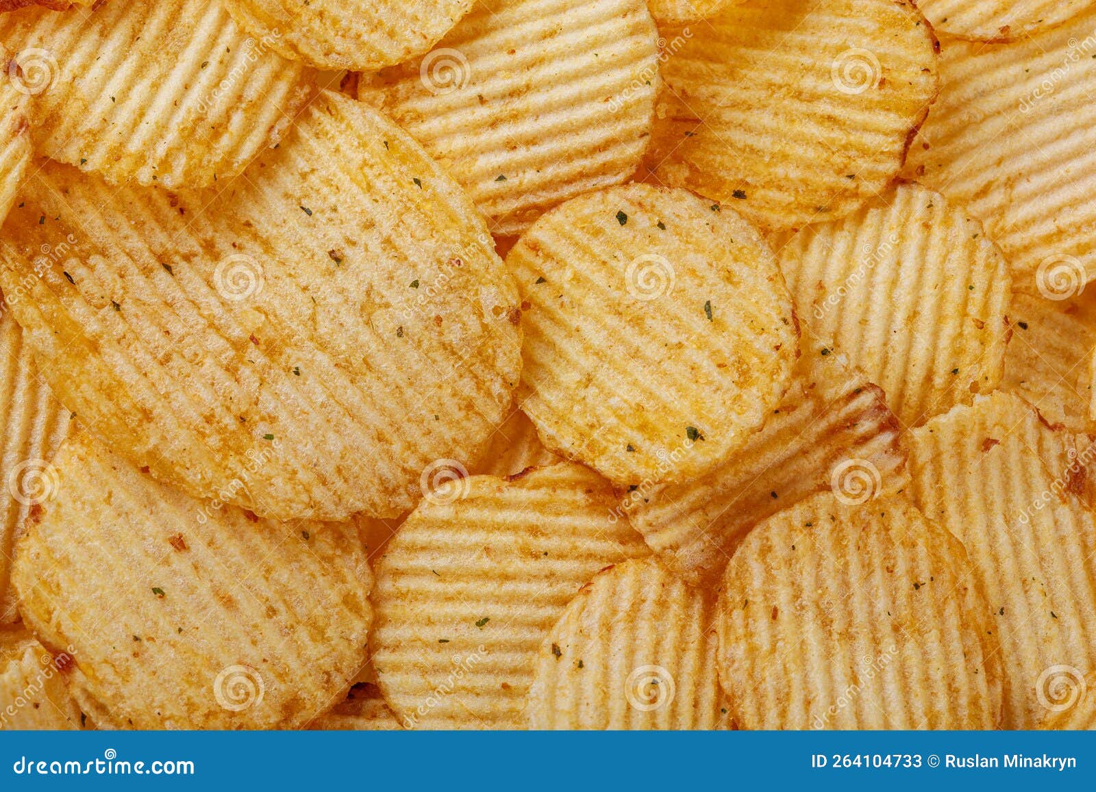 Lots of Potato Chips, Texture Stock Image - Image of diet, crispy ...