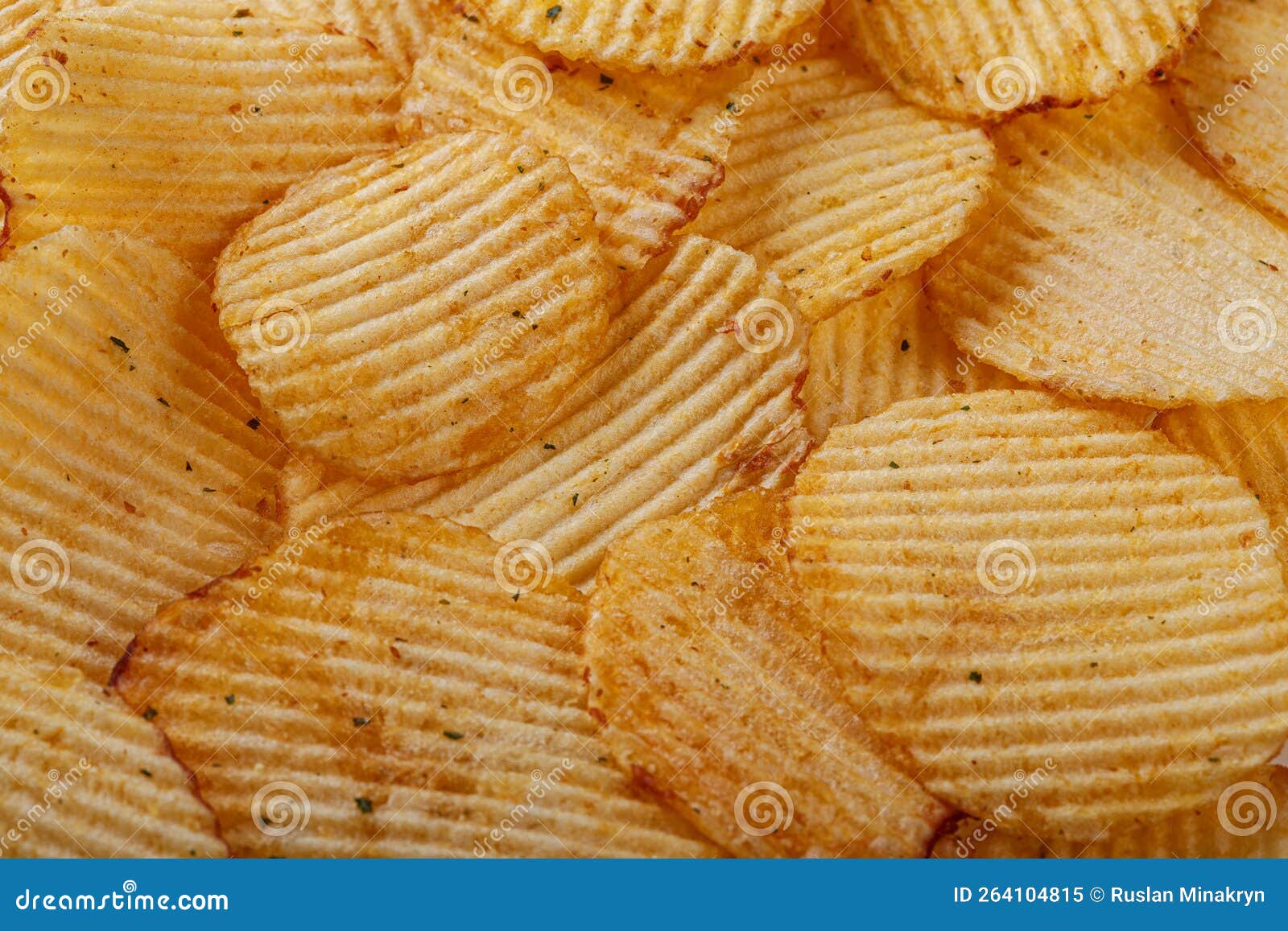 Lots of Potato Chips, Texture Stock Image - Image of crunchy, prepared ...