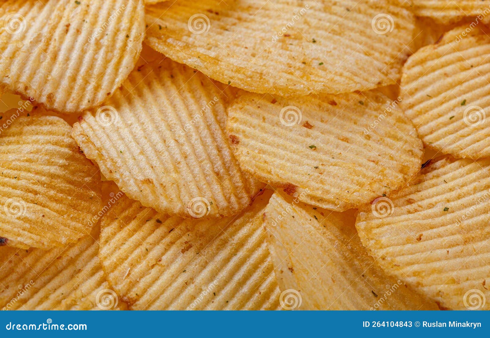 Lots of Potato Chips, Texture Stock Image - Image of pile, potato ...