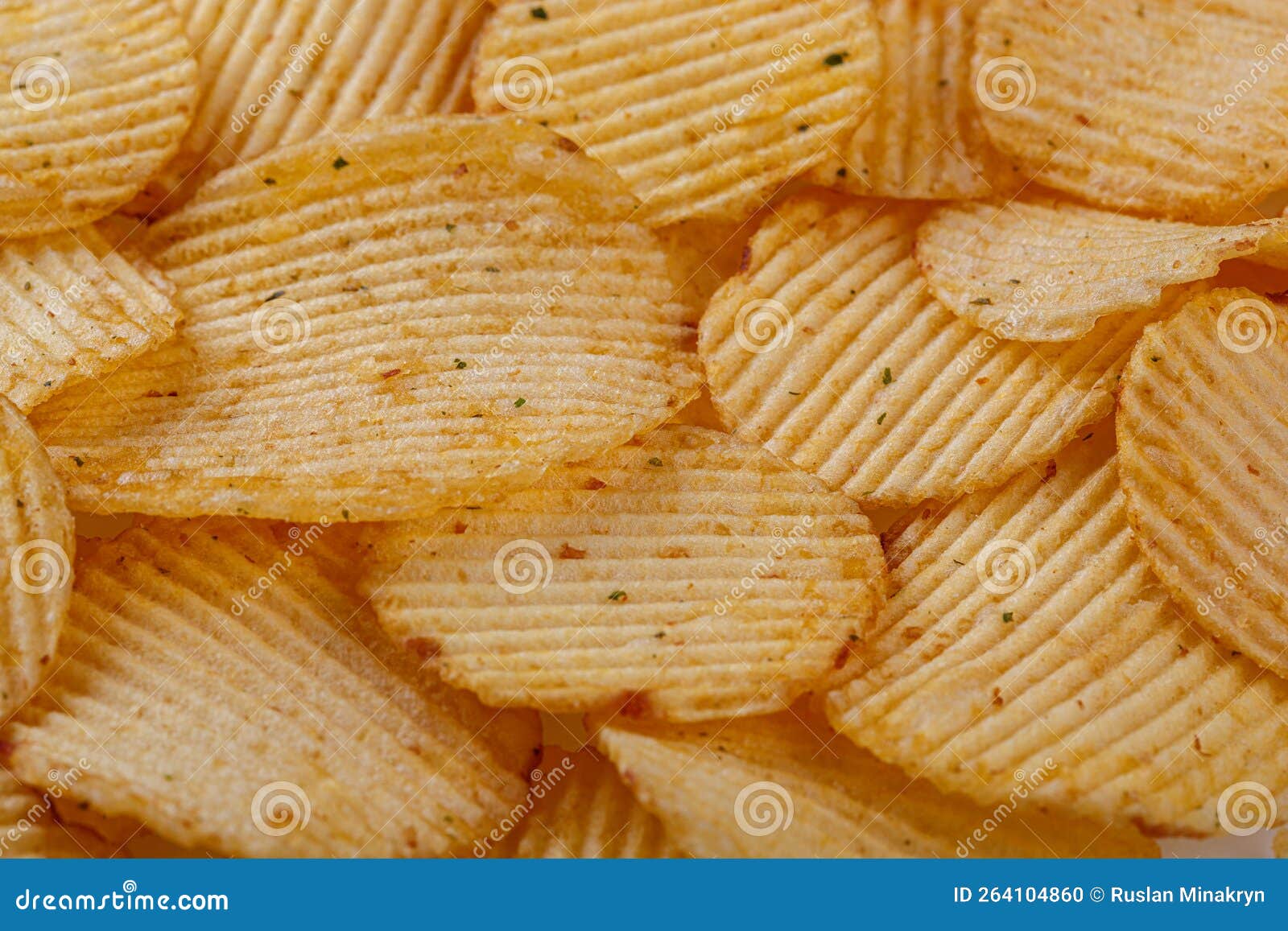Lots of Potato Chips, Texture Stock Photo - Image of bunch, prepared ...