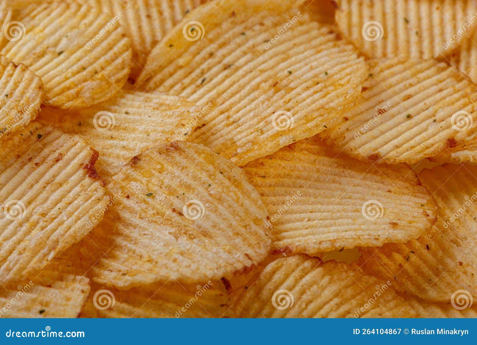 Lots of Potato Chips, Texture Stock Image - Image of chips, fried ...