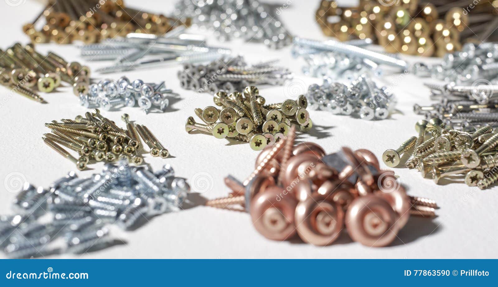 Lots of screws stock photo. Image of instrument, variation - 77863590