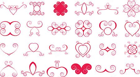 Lots of scroll shapes stock vector. Illustration of curves - 2684838