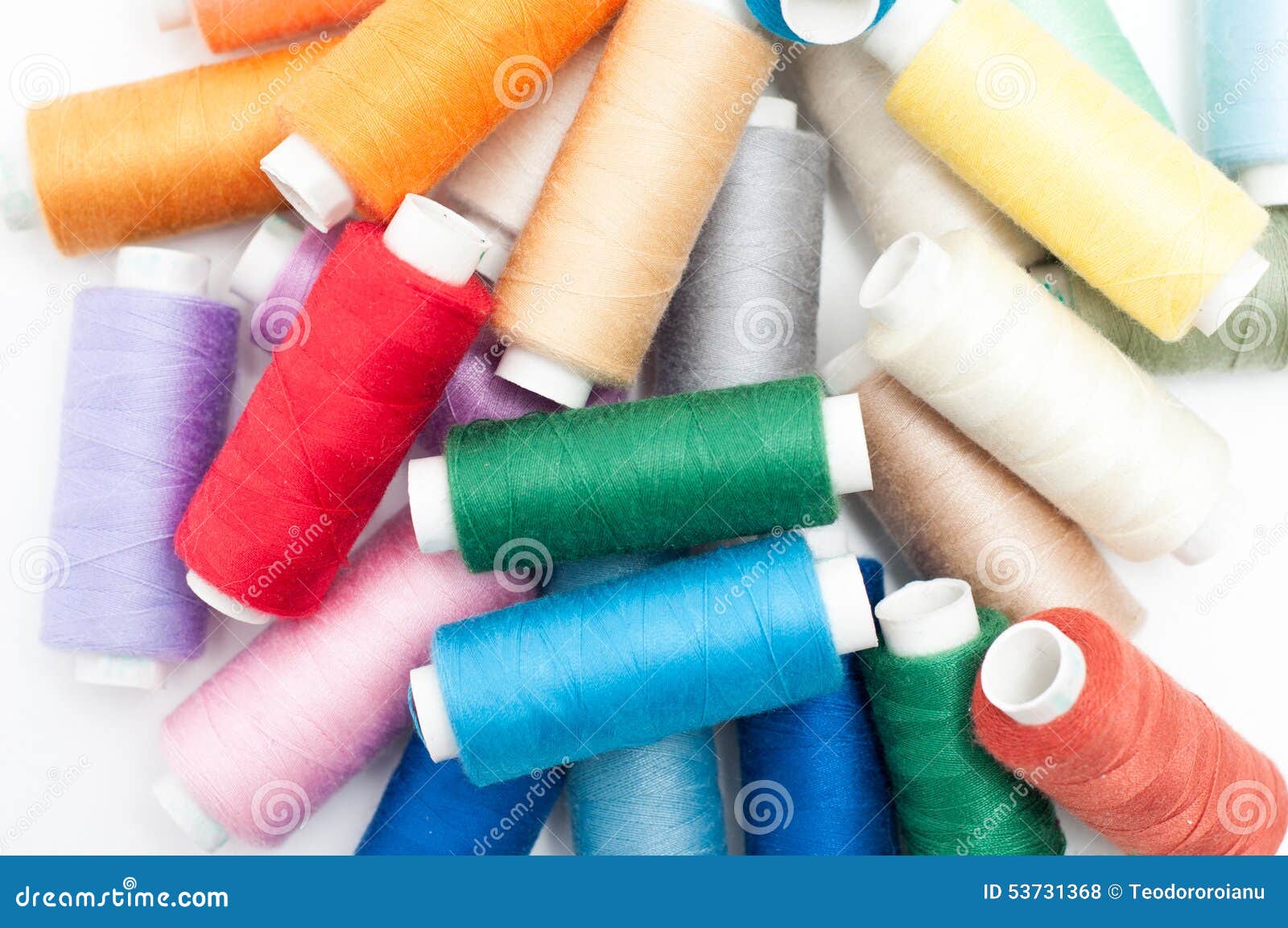 Lots of sewing threads stock photo. Image of carefully - 53731368