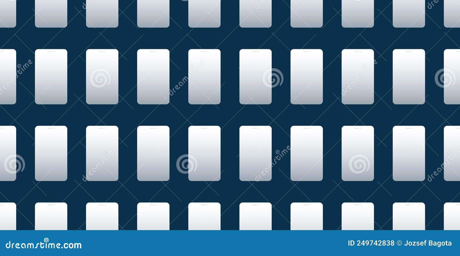 Lots of Simple Clean Minimalist Mobile Phone Shapes - Pattern ...