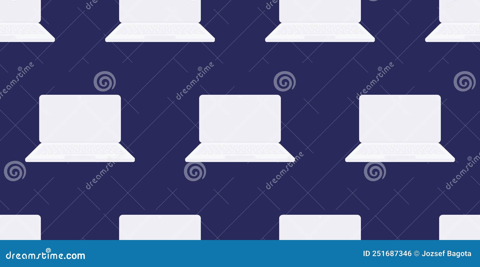 Lots of Simple Minimalist Laptops - Pattern Background Design, Texture ...