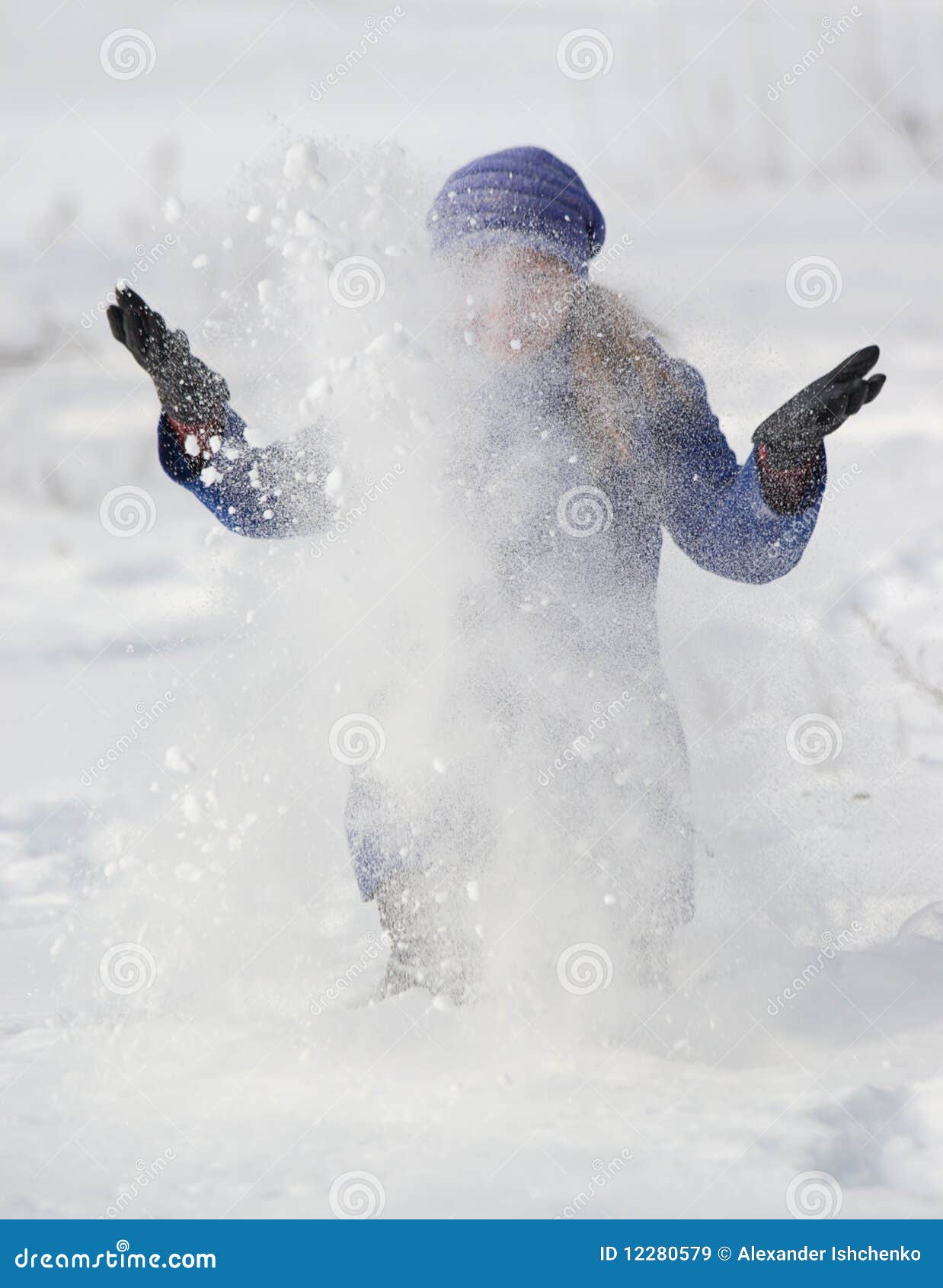 Lots of snow. stock image. Image of adult, hood, seasons - 12280579