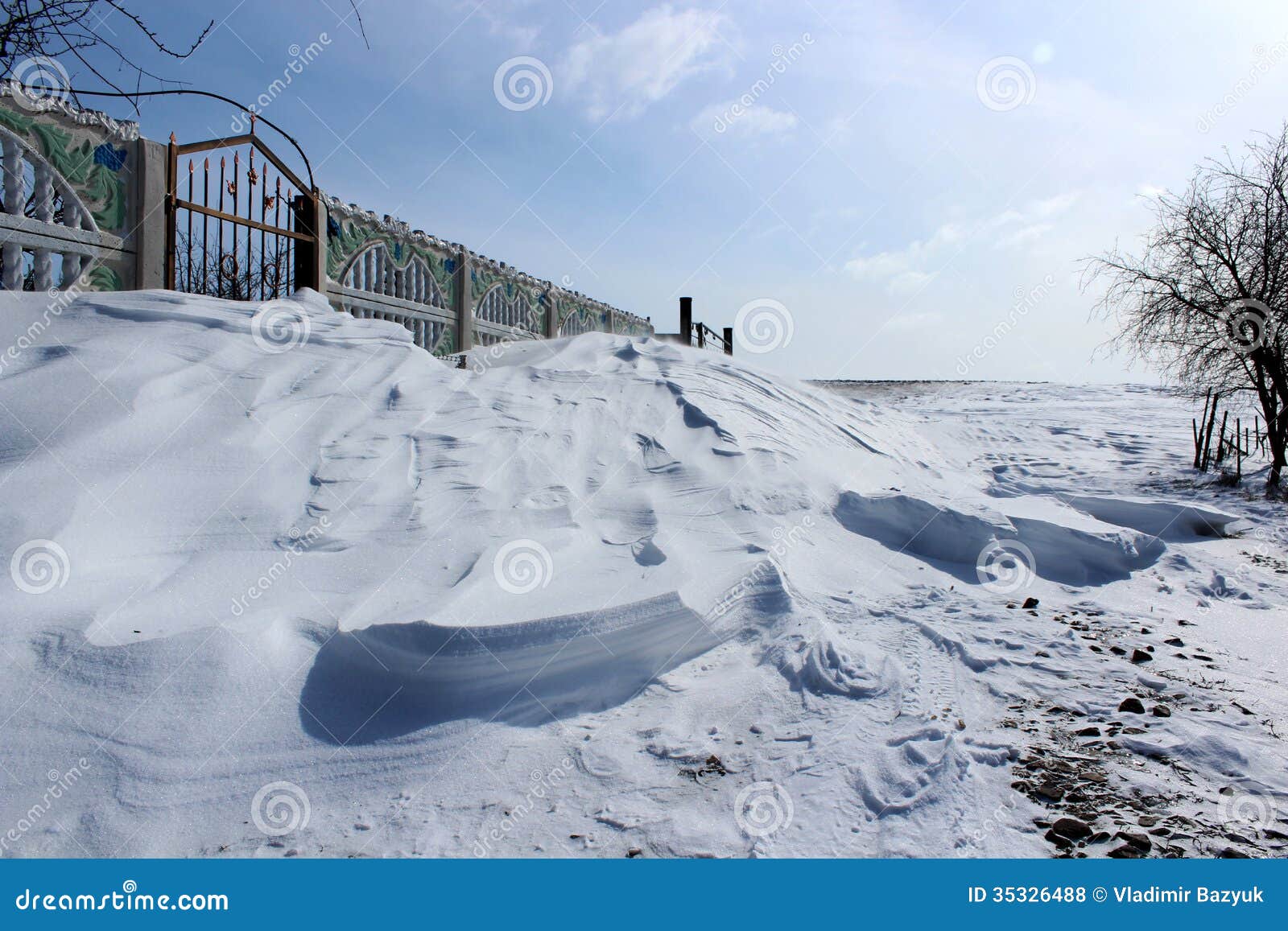 Lots of snow stock photo. Image of landscapes, nonurban - 35326488
