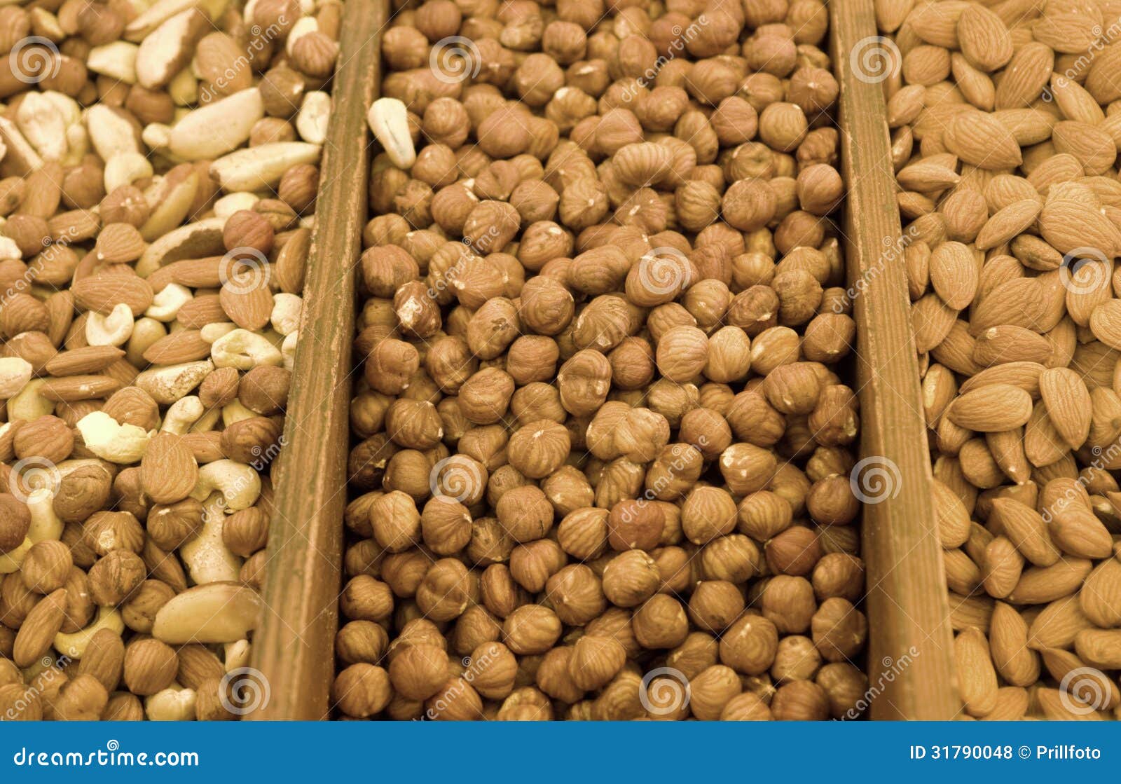 Lots of Sorted Various Nuts Stock Photo - Image of lifestyle, growth ...