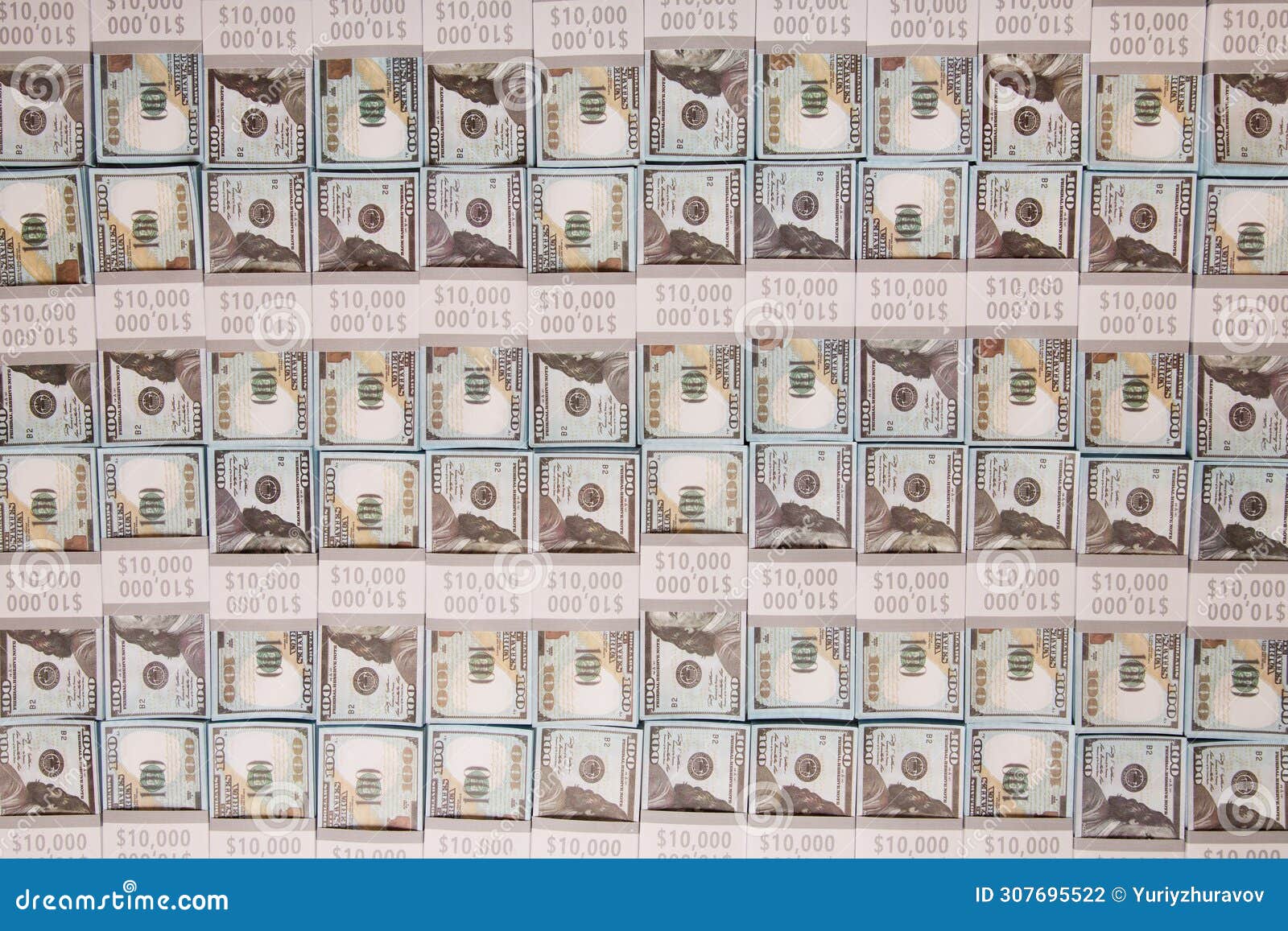 Lots of Stacks of Hundred Dollar Bills Stock Photo - Image of financial ...