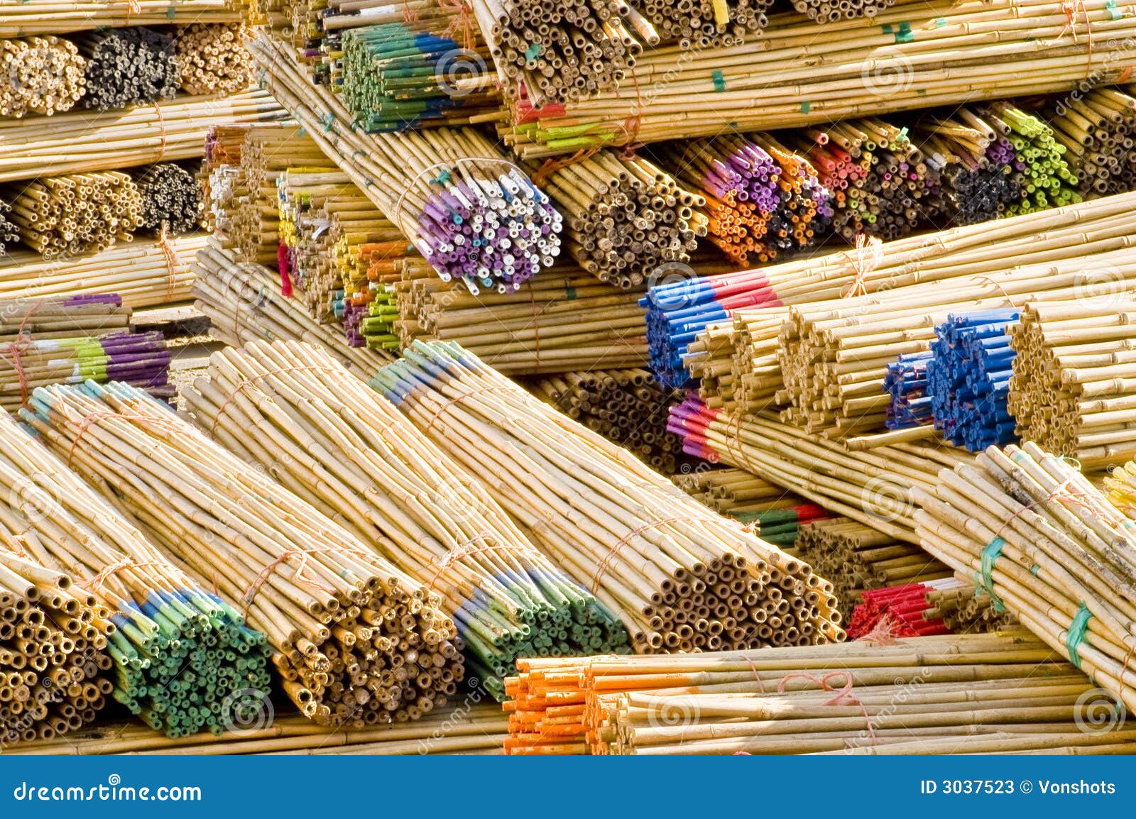 Lots of Sticks stock image. Image of sticks, bamboo, detail - 3037523