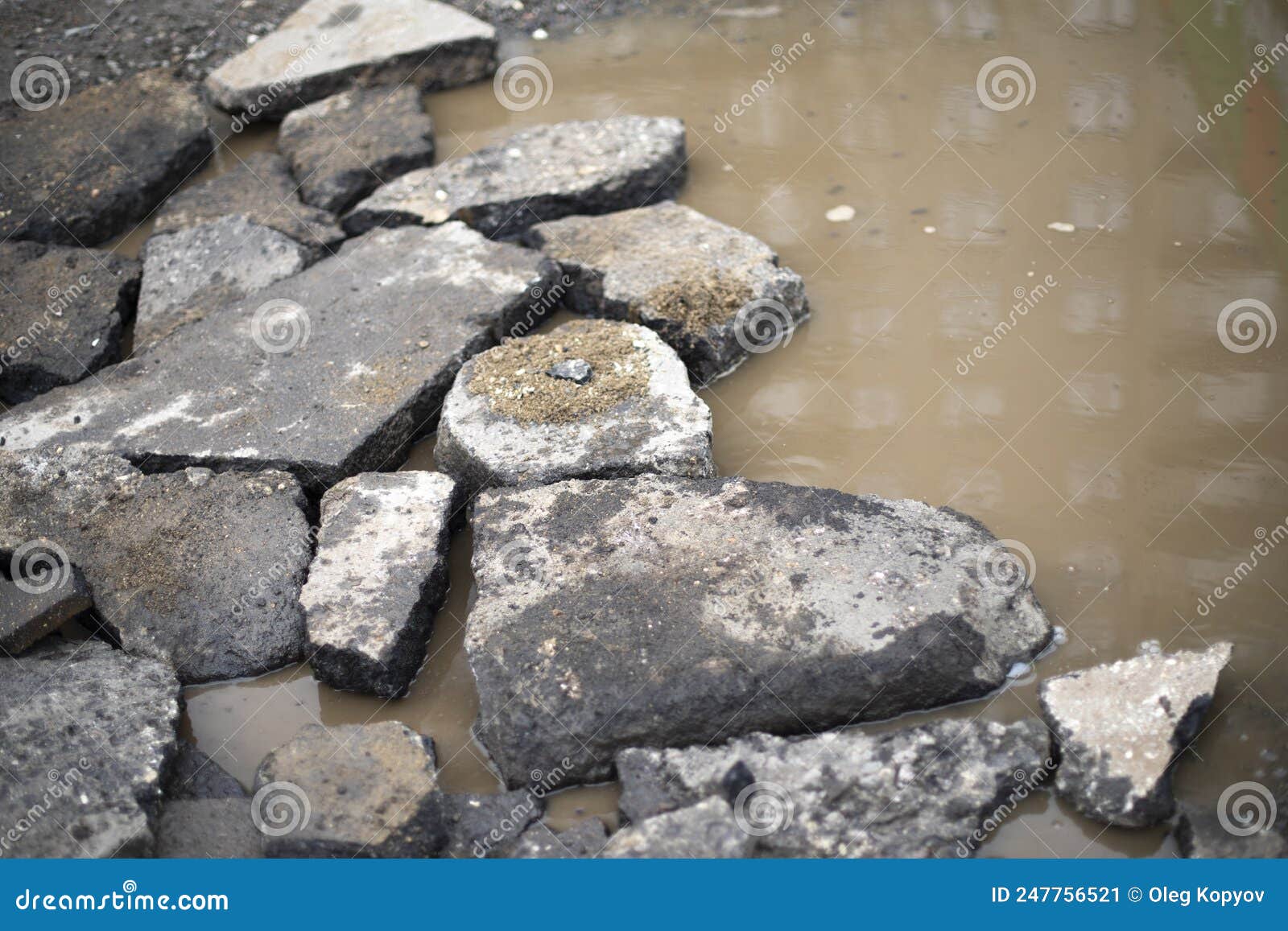 Lots of Stone. Construction Waste Stock Image - Image of building, dump ...