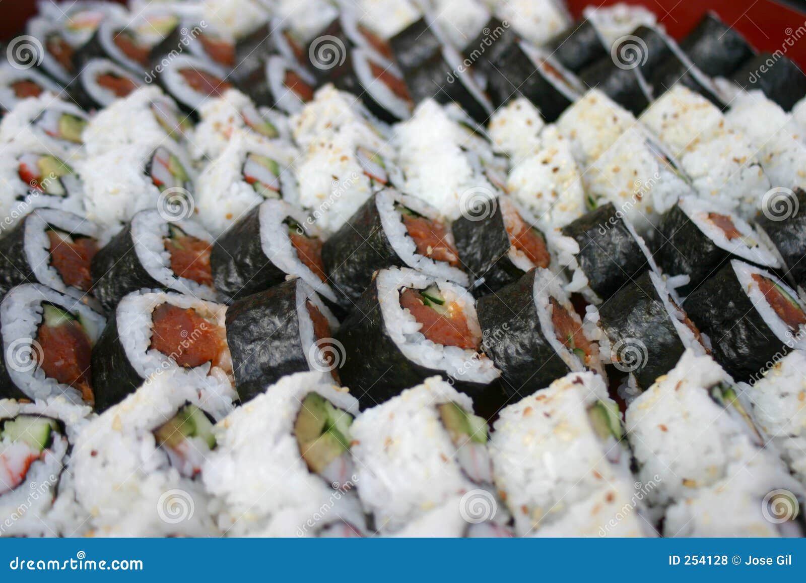 Lots of Sushi stock photo. Image of seaweed, korean, nori - 254128