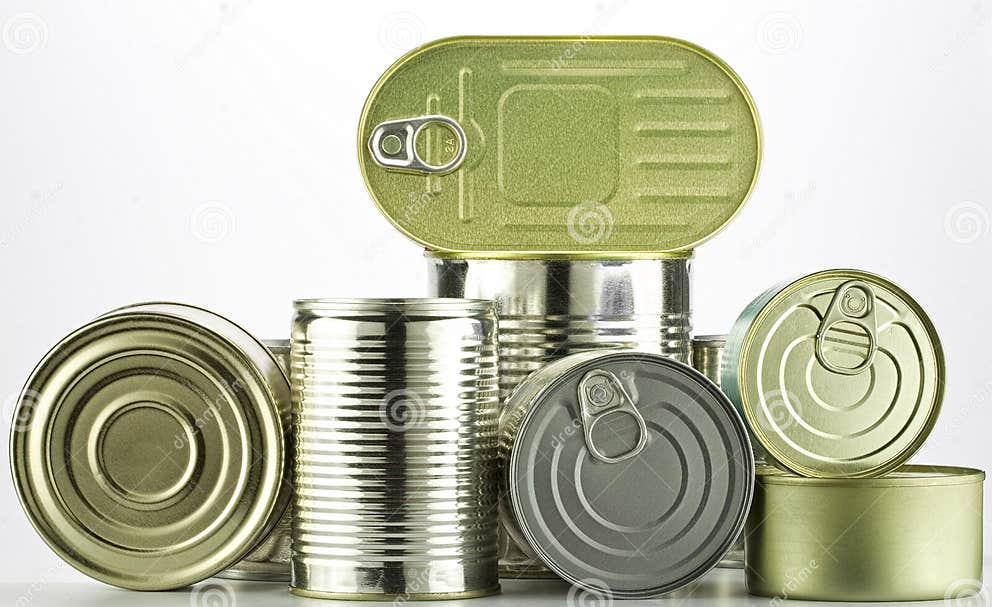 Lots of tin cans stock image. Image of metal, preserve - 19111561