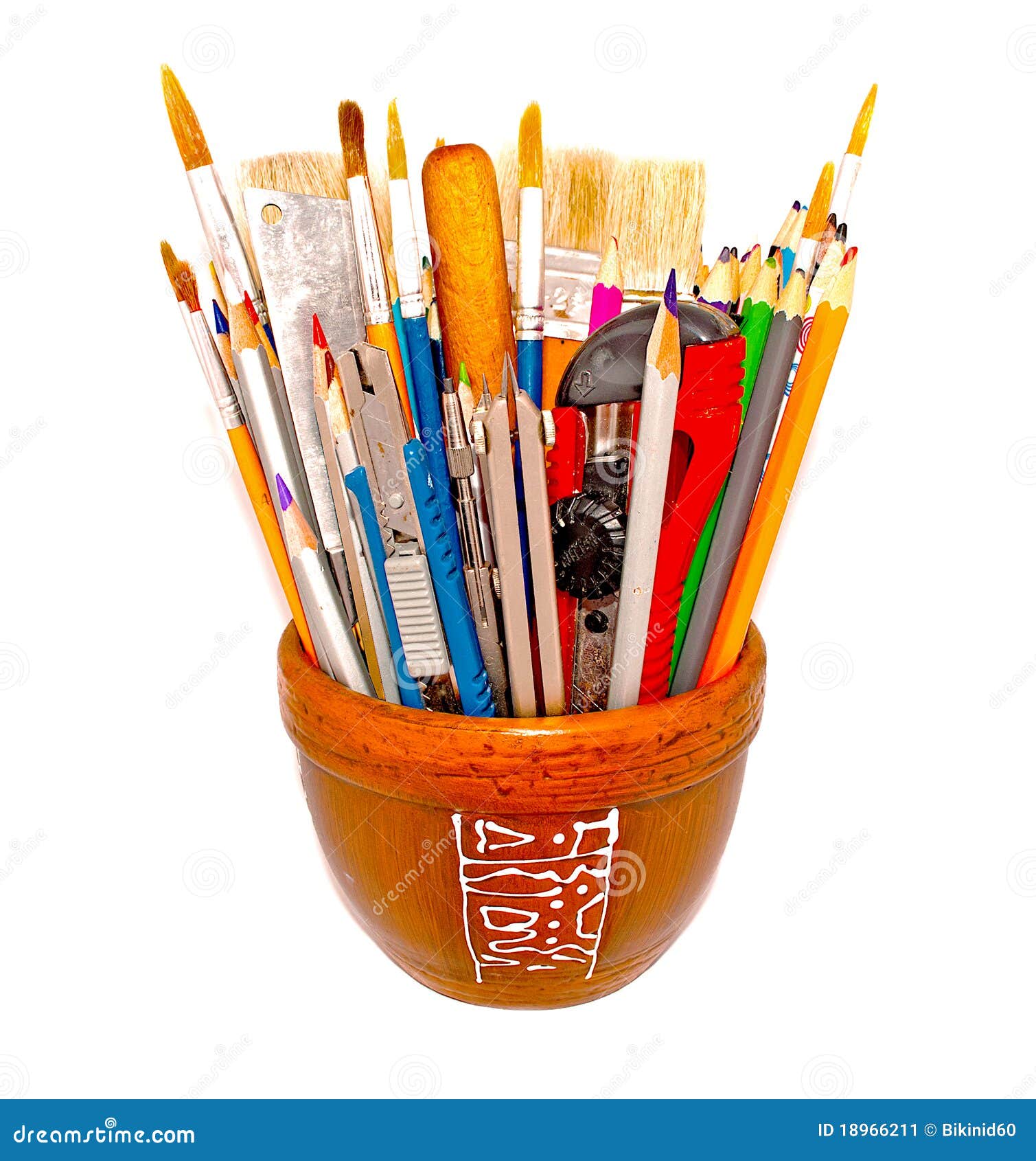 Lots of tools stock image. Image of artistic, tools, paintings - 18966211