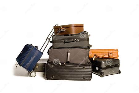 Lots of Travelling Suitcases Stock Photo - Image of equipment ...