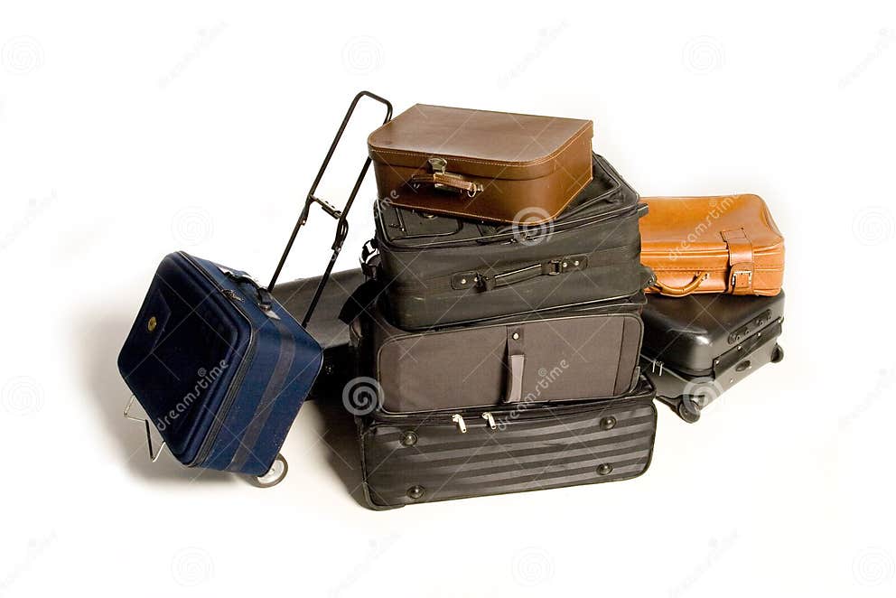 Lots of Travelling Suitcases Stock Image - Image of excursion ...