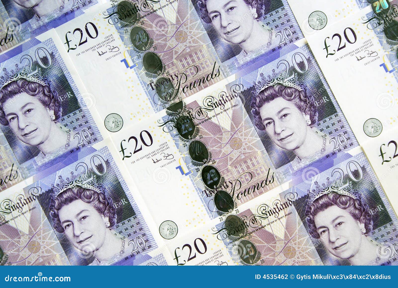 Lots of twenty pounds editorial photography. Image of currency - 4535462