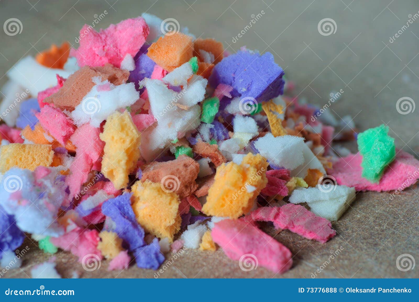 Red Color Foam Paper Texture For Background Or Design. Stock Photo ...