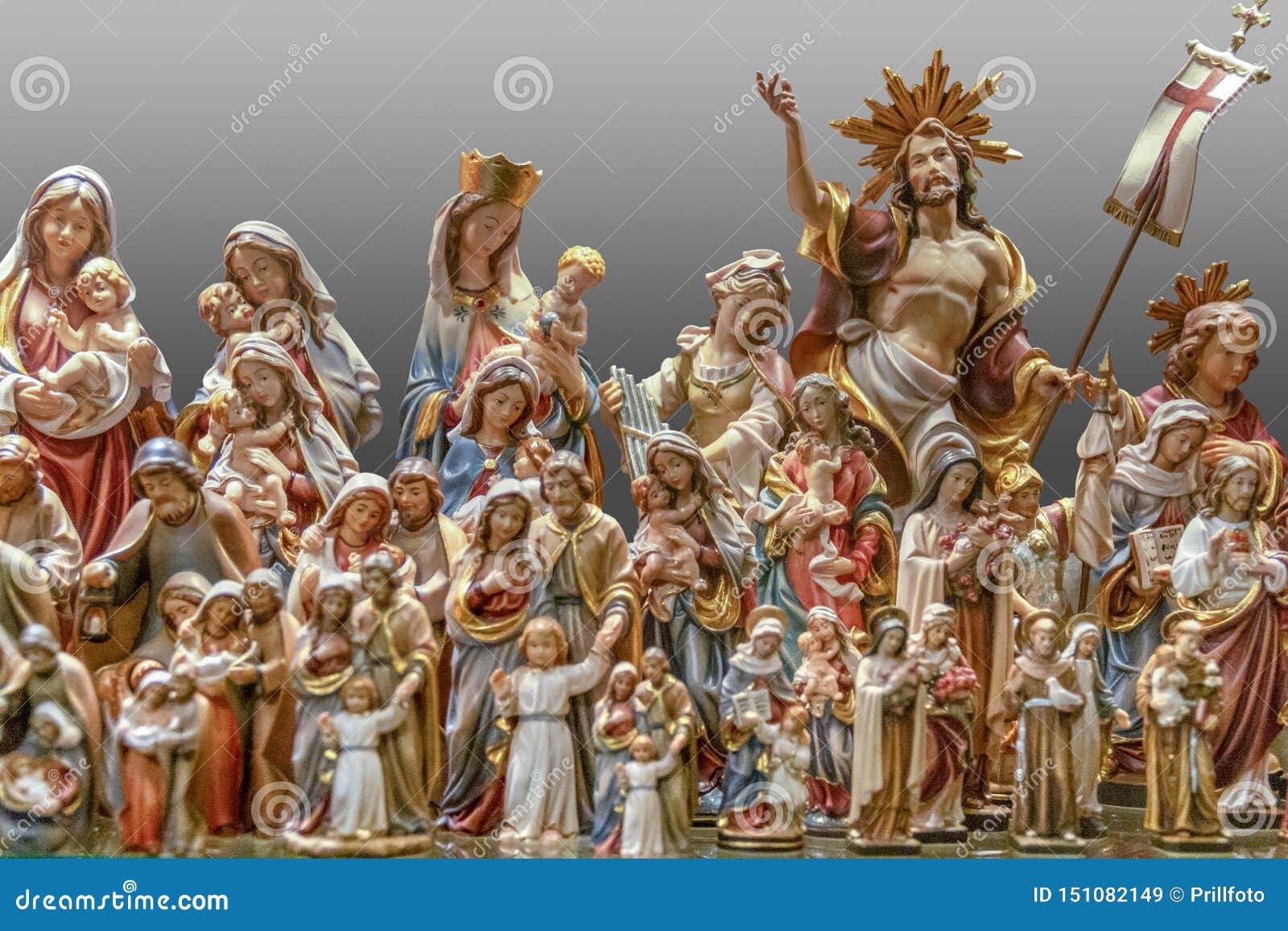 Religious figures stock image. Image of faith, together - 151082149