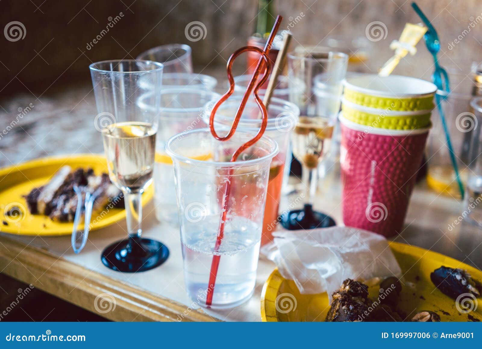 Lots of Waste and Trash after a Party Stock Photo - Image of rubbish ...
