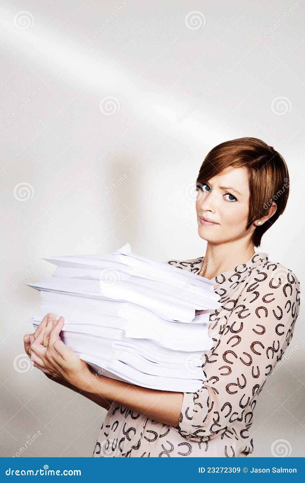 Lots of work stock image. Image of pile, tall, white - 23272309
