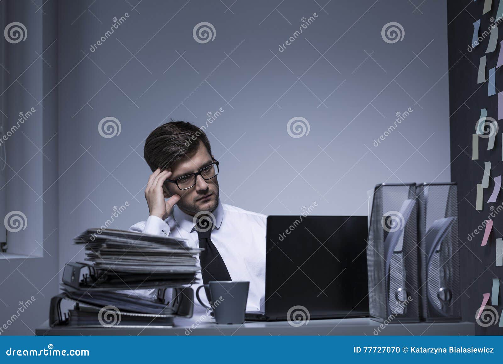 Lots of work left to do stock photo. Image of exhausted - 77727070