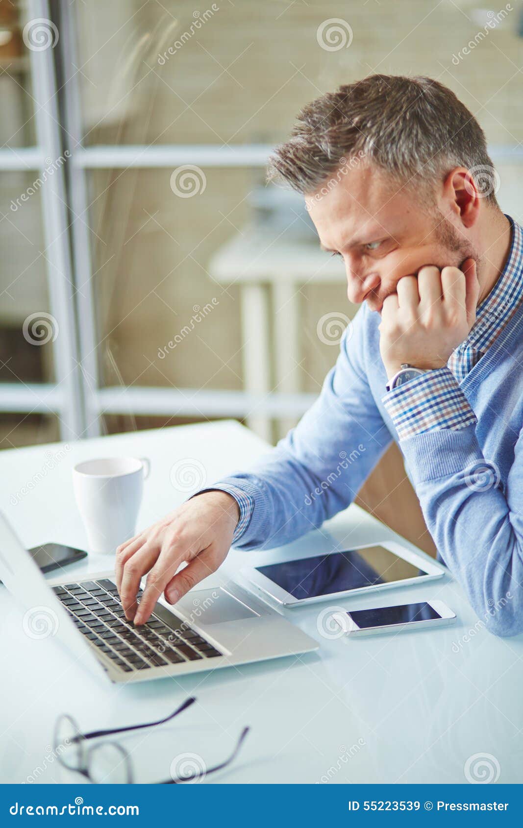 Lots of work stock image. Image of technology, communication - 55223539
