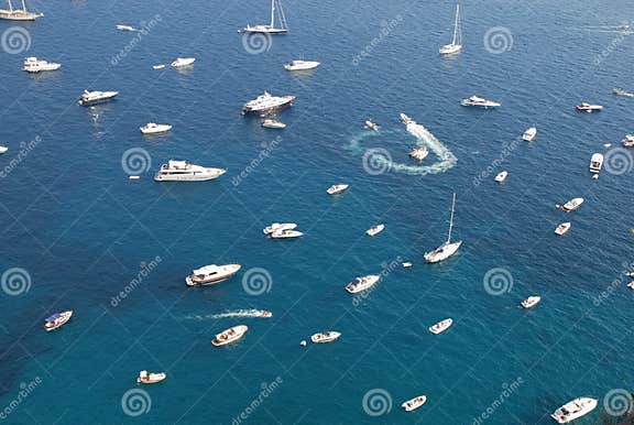 Lots of yahts in the sea stock photo. Image of mediterranean - 15265178