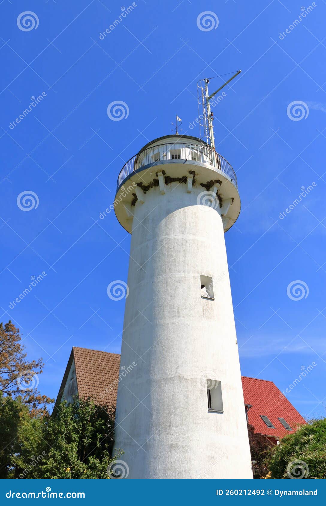 Lotsenturm Usedom in Karnin, Germany Stock Photo - Image of polish ...