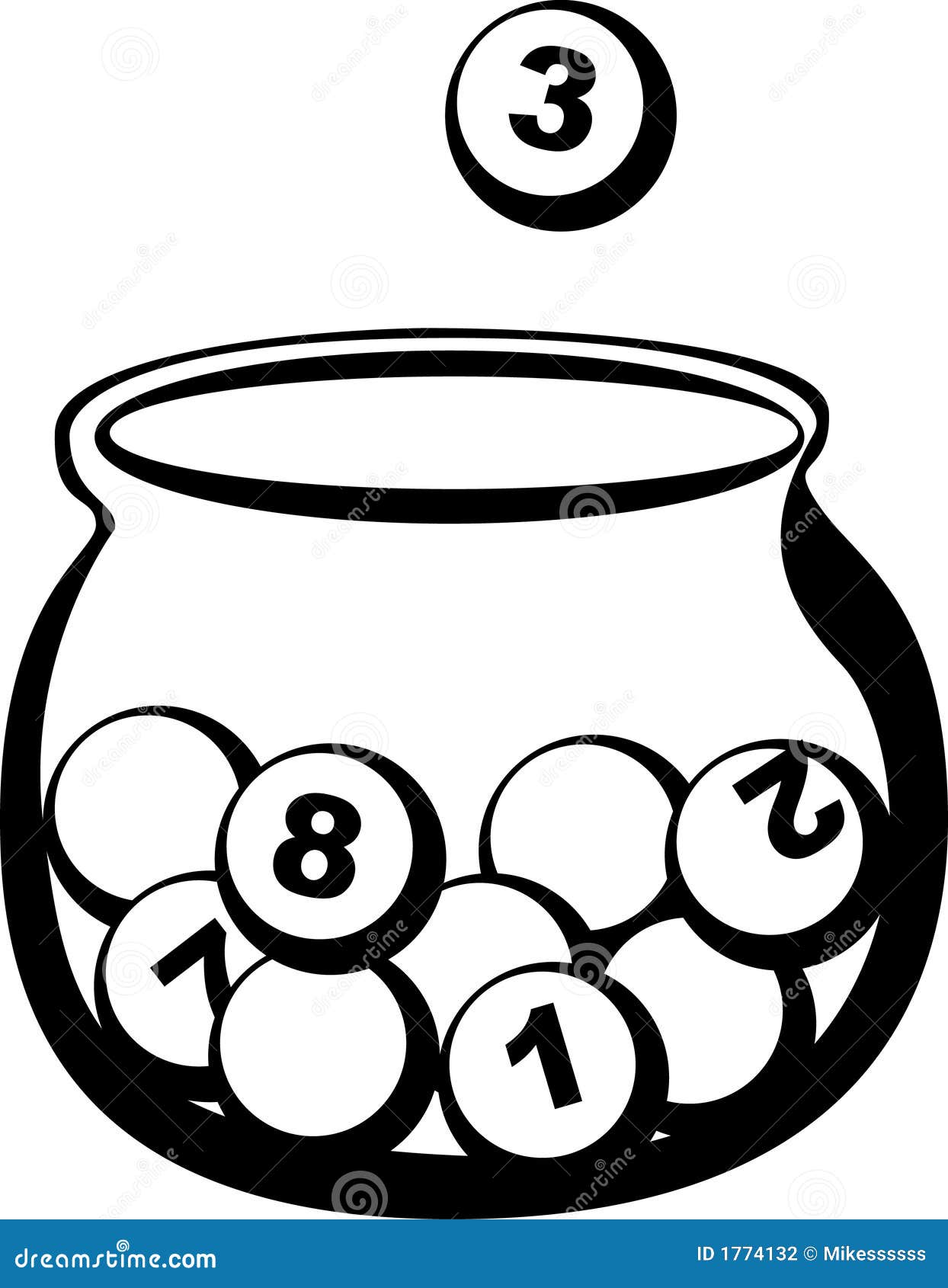 Lotteria illustrazione vettoriale. Illustrazione di dissipato - 1774132