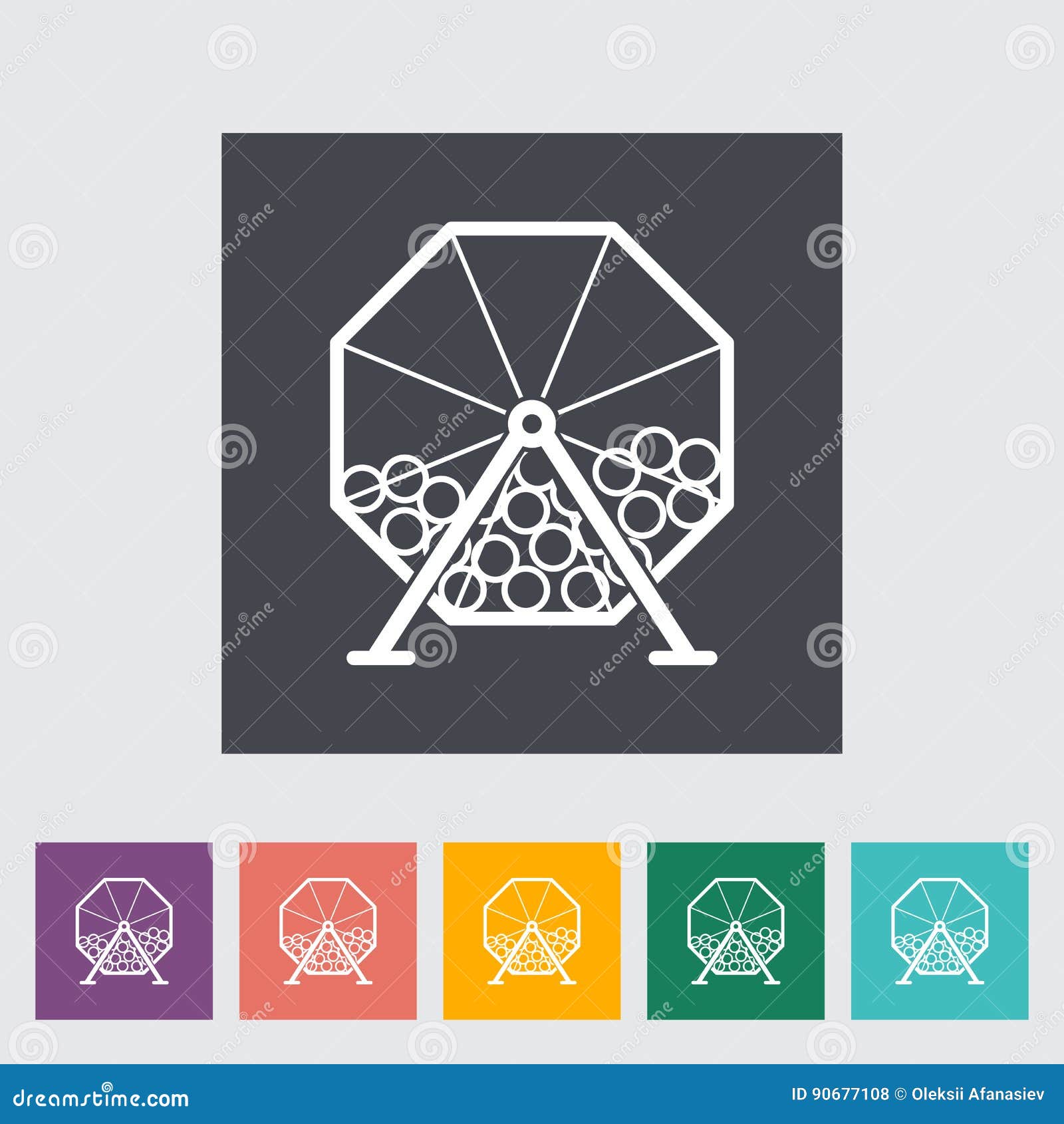 Lotteries stock vector. Illustration of game, lotto, balls - 90677108